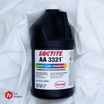Loctite 3321 Clear One-Part Acrylic Adhesive, 1 L Bottle | RSHughes.com