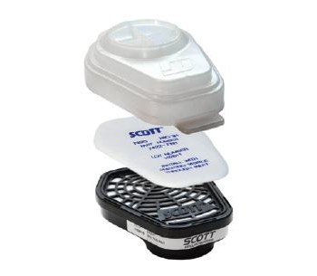 Scott Safety 742 Half & Full Facepiece Filter Cover 7422-FC1, White | R ...