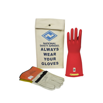 National Safety Apparel Electrical Safety Glove KITGC2R10, Size 10 ...