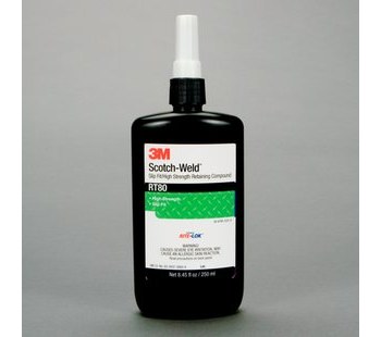 3M Scotch-Weld RT80 Retaining Compound 62674, 8.45 fl oz Bottle, Green ...