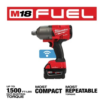 Milwaukee M18 FUEL ONE-KEY Impact Wrench Kit 2864-22R, M18 REDLITHIUM ...