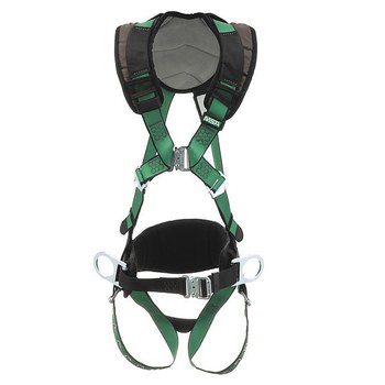 MSA V-FORM Plus Construction Harness 10206161, Size Standard, Green ...