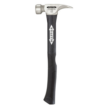 Milwaukee Titanium Framing Hammer TI12SC-F, Hybrid curved/straight ...