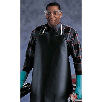 Ansell 56-402 Disposable Apron 950266, 35 in x 45 in, Neoprene, Black ...