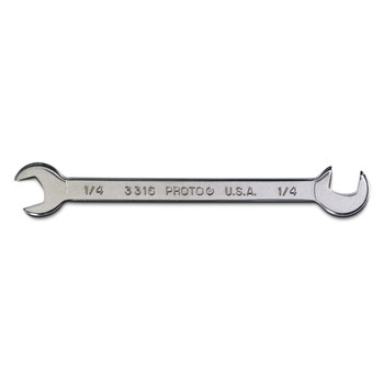 Proto J3316 Short Satin Angle Open-End Wrench | RSHughes.com
