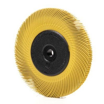 3M Scotch-Brite BB-ZB Radial Bristle Brush 33215, Ceramic, 6 in, P80 ...