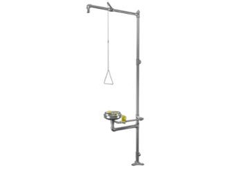 Bradley Emergency Shower, Eye & Facewash Station S19-310BFSS, Floor ...