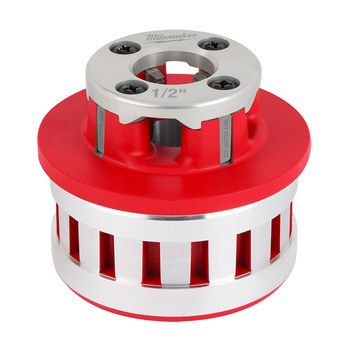 Milwaukee 1/2 in Pipe Threading Die Head 48-36-1001, Forged Aluminum ...