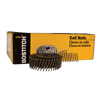 Bostitch.099 in 15° Coil Stiff Framing Nails C4PSTIF, 1 1/2 in, Steel ...