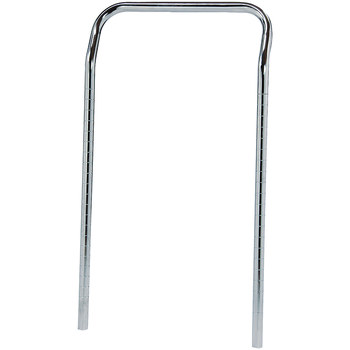 U-Handles for Heavy-Duty Wire Carts, 24 in Length, Chrome Plated Steel ...