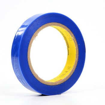 3M 8901 Blue Polyester Masking Tape, 3/4 in Width x 72 yd Length ...