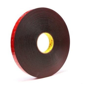 3M 5925 Black VHB Tape, 1 in Width x 72 yd Length, 25 mil Thick ...