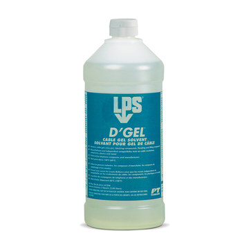 LPS D'Gel Cable Gel Solvent, 32 oz Bottle, 61232 | RSHughes.com