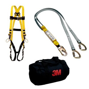 3M Fall Protection Kit 70071532868, Universal Harness, 6 ft Lifeline ...