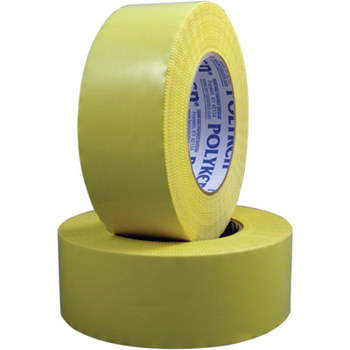 Polyken Berry Global 809 Yellow Polyethylene Film Masking Tape, 48 mm ...