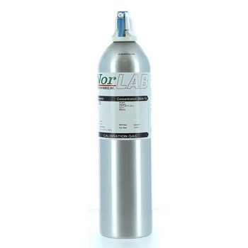 NorLab Calibration Gas A1053BG1, H2S 75 ppm, CO 100 ppm, 2.5 % Methane ...