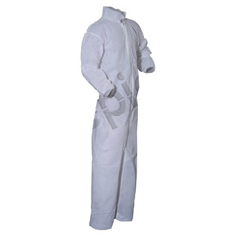 Epic Cleanroom Coveralls 215883-L, Size Large, Polypropylene, ISO Class ...
