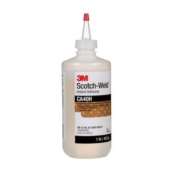 3M Scotch-Weld CA40H Cyanoacrylate Adhesive 21074, 1 lb Bottle, Clear ...