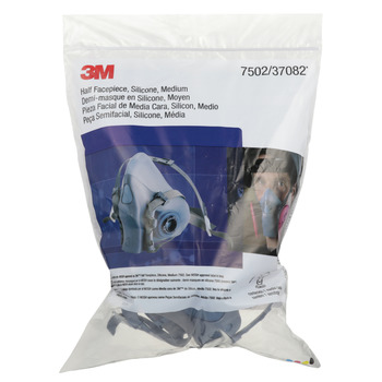 3M 7500 Series 7502 Half Mask Facepiece Respirator 37082, Size Medium ...