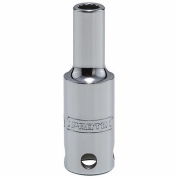 Proto J5016M-TT 12 Point 16 mm Tether-Ready Deep Socket, 3/8 in Drive ...
