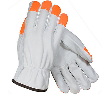 PIP 68-163HV Driver's Gloves 68-163HV, L, Size Large, Leather, White ...