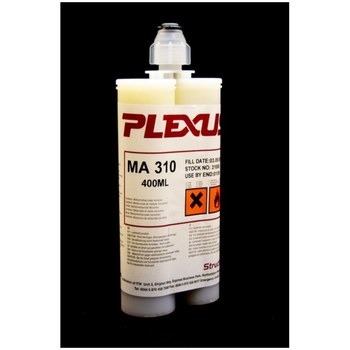 Plexus MA300 Methacrylate Adhesive IT412, 400 ml Dual Cartridge, Black | RSHughes.com