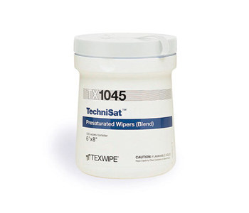 ITW Texwipe TechniSat Cleaner, 100 Wipes Pop-up Dispenser, TX1045 ...
