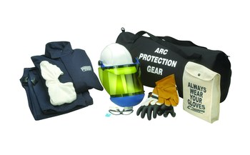 Chicago Protective Apparel Arc Flash Protection Kit AG12-LG-SM, Size ...