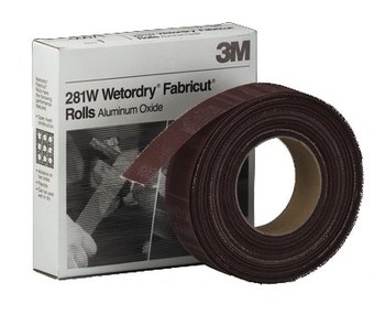 3M Wetordry 281W Sanding Roll 05072, 1 1/2 in x 25 yd, Aluminum Oxide ...