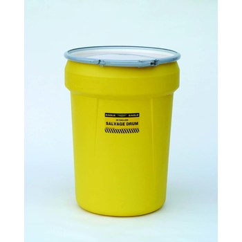 Eagle Spill Containment Drum 1602, High Density Polyethylene, Yellow ...