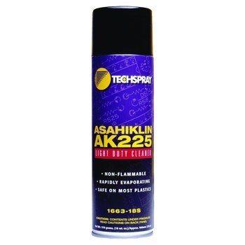 Techspray Asahiklin AK-225 Cleaner/Degreaser, 18 oz Aerosol Can, 1663 ...