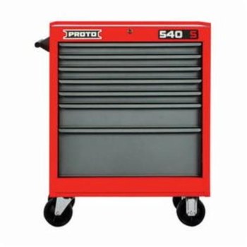 Proto 27 in Roller Cabinet J542735-7SG, 7 Drawer, Safety Red/Gray ...