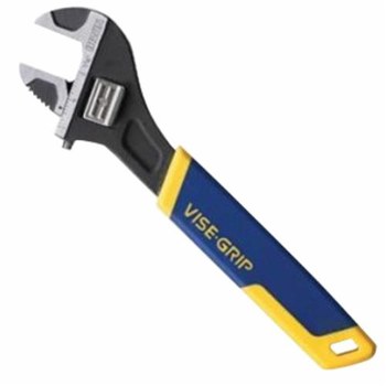 Irwin Vise-Grip 2078608 Adjustable Wrench, Chrome Vanadium Steel, 8 in ...