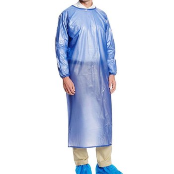 Ansell 56-910 Chemical-Resistant Apron 105337, Size 3XL, Blue ...