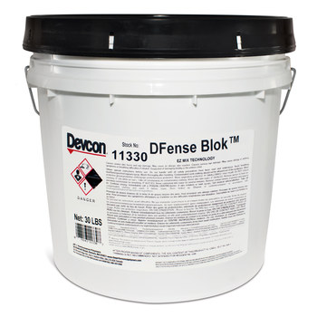 Devcon DFense Blok 11330 Ceramic Epoxy, Gray, 30 lb | RSHughes.com