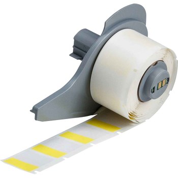 Brady M710 M7-19-427-YL Self-Laminating Wire & Cable Labels, 1 in x 1 ...