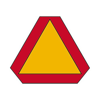 Brady 57895 Emergency Warning Triangles Sign, Red / Reflective Orange ...