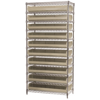 Akro-Mils Akrobin AWS143630320 Fixed Shelving System AWS143630320 ...