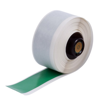 Brady PTL-42-439-GR Printer Label Roll, 1 in x 50 ft, Vinyl, Green, B ...