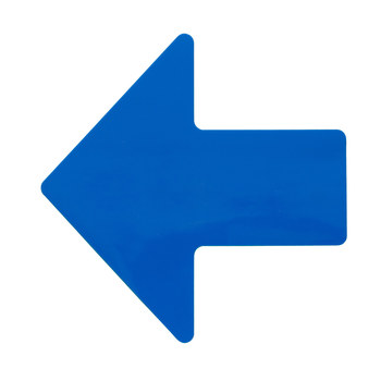 Brady ToughStripe 170105 Arrow Marking Label, 4 in x 10 in, Vinyl, Blue ...