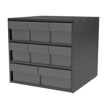 Akro-Mils Akrodrawers Super Modular Cabinet AD1817CAST, Charcoal Gray ...