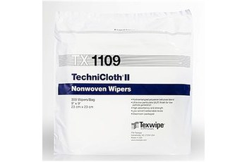 ITW Texwipe TechniCloth II TX1109 Wiper, Cellulose, 9 in x 9 in, White ...