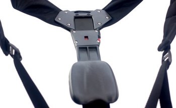 3M StrongArm ErgoSkelton FLx Postural Support Device 27525, Size Medium, Black | RSHughes.com