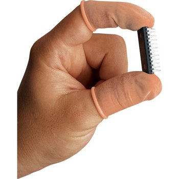 QRP Qualatex Finger Cot 7C 7C, ISO Class 5, Size XL, Latex, Pink ...