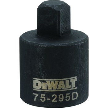 Dewalt 1/2 in Impact Adapter DWMT75372OSP, 3/4 in Male Square, Chrome ...