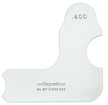 Starrett Steel Radius Gauge 167-400 | RSHughes.com