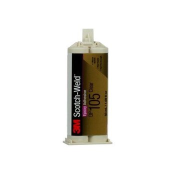 3M Scotch-Weld 105 Clear Two-Part Epoxy Adhesive, Base & Accelerator (B ...