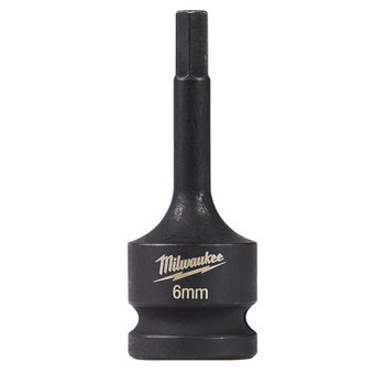 Milwaukee SHOCKWAVE 49-66-5146 Hex M6 Lineman's Hex Bit Socket, Steel ...