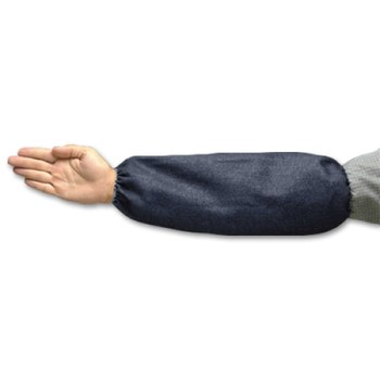 West Chester Chemical-Resistant Arm Sleeve C18D8, 18 in, Denim, Blue ...