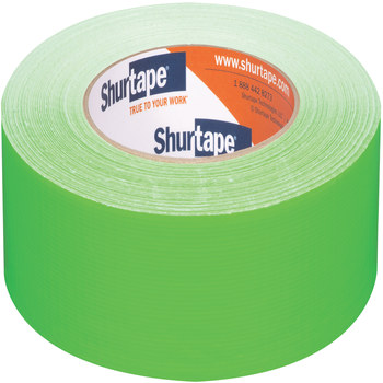 Shurtape PC 619 Duct Tape 166122, 48 mm x 55 m, Fluorescent Green ...